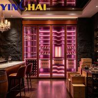 China Smart APP Controlled  Stainless Steel Constant Temp Wine Display Cabinet for sale