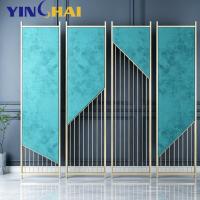 China Custom Light Luxury Stainless Steel Screen Partition With Decorative Panels for sale