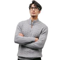 China MEN'S 100% WOOL CABLE PULLOVER for sale