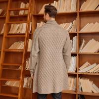 China Men's long shawl collar knitted cardigan coat for sale