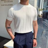 China Men's 100% long stable cotton short slv pullover for sale