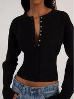 China Women's rayon nylon knitted cardigan for sale