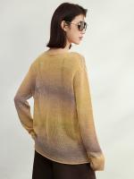 China Women's knitted tied dyed pullover for sale