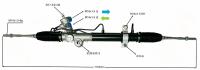 China 49200-9W10A Power Steering Rack fit 492009w10a NISSAN TEANA 2.3 J31 for sale