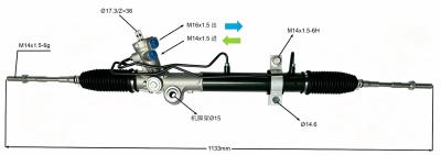 China 49200-9W10A Power Steering Rack fit 492009w10a NISSAN TEANA 2.3 J31 for sale