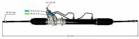 China 49001-0W005 Power Steering Rack LHD FIT 490010W005 Nissan Pathfinder INFINITI QX4 3.3L  V6 for sale