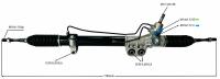 China 49001-7X000 Power Steering Rack Gear for 490017x000 Nissan Infiniti QX56 for sale