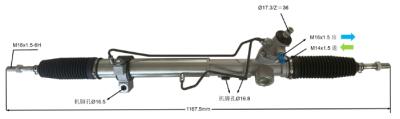 China 49001-4KH0A Power Steering Rack and Pinion Assembly For 490014KH0A  NISSAN Navara NP300 D23 for sale