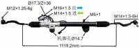 China 490011CA0A Power Steering Rack For Infiniti QX70 FX35 FX37 V6 for sale