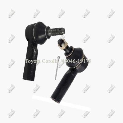 China Toyota Corolla Inner Outer Tie Rod End 45046-19175 Steel Suspension Assembly with 50,000-80,000 KM Service Life for sale