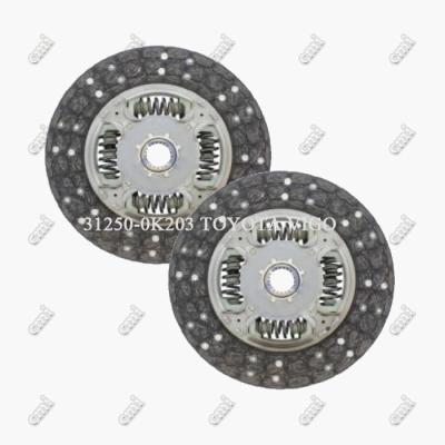 China Aftermarket Car Clutch Disc Kit 31250-0K203 for TOYOTA VIGO - Steel Construction, 10K Monthly Capacity, 365-Day Warranty for sale