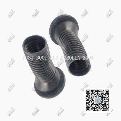 China COROLLA 2004 Front CV Boot 48157-02090 - Black Silicone Steering Gear Dust Cover with Drive Shaft Clips for sale