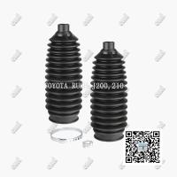 China Toyota Rush J200E J210E Front Steering Gear Link Rack and Pinion Rubber Boots 45535-97501 - 2-Piece Set with Drive Shaft Clips for sale