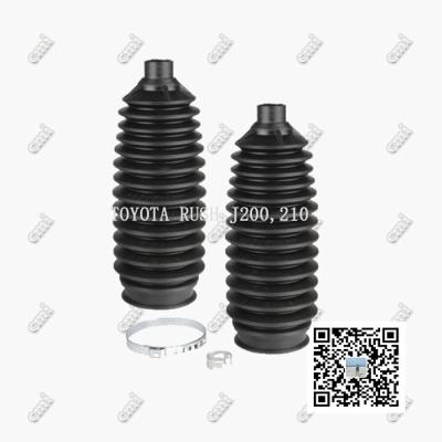 China Toyota Rush J200E J210E Front Steering Gear Link Rack and Pinion Rubber Boots 45535-97501 - 2-Piece Set with Drive Shaft Clips for sale