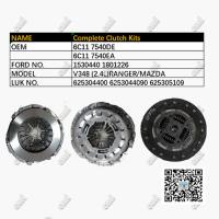 China LUK 250mm Complete Clutch Kit for 2012 Ford Ranger & Mazda BT50 2.2L-2.4L Diesel Engines 6253044090 for sale