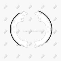 China Toyota Corolla AE86 K2232 Drum Brake Shoes 04495-14010 - Rear Brake Kit for 1983-1987 Models for sale