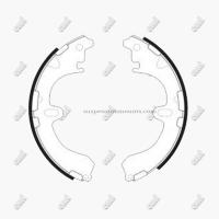 China K2311 K2285 Toyota Corolla AE100 K2288 Drum Brake Shoes for sale