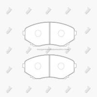China Nissan Vanette E2200 Mazda Titan Rear Drum Brake Shoes with 30,000-50,000 KM Warranty and Multi-Vehicle Compatibility for sale