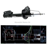 China Hyundai Santa Fe Gas-Filled Shock Absorber 55305-26200 - OEM Replacement for IX35 and Tucson Models for sale