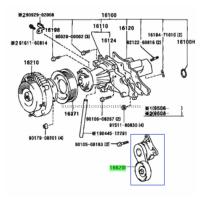 China 16620-0W101 Tensioner Assy V Ribbed Toyota Mark II 7 Generation for sale