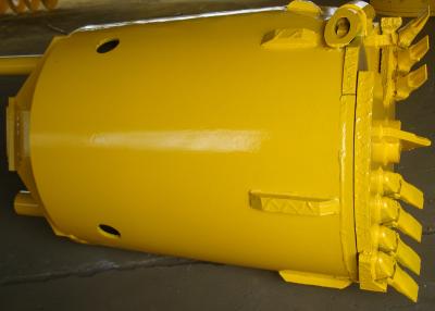 China 16mm Thickness 40mm Bottom Rock Drilling Bucket for sale