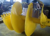 China Double Cut 2500mm Diameter 30mm Flight Rock Drilling Auger for sale