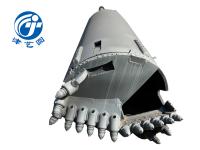 China Foundation Bore Pile Soil 25crmo Rock Drilling Bucket With Teeth for sale