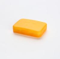China Plastic Pill Box 6 Compartment Travel Medicine Organizer 9.5x7.2x2.8cm for sale