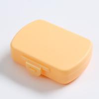 China Custom Logo Plastic Pill Storage Box Case Small Pill Organiser Medicine Box 13.5x5.2x2.3cm for Travel for sale