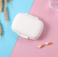 China Custom Printed Double Layer Plastic Pill Organizer Case 11x8x3cm for Travel for sale