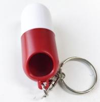 China Mini Keychain Portable Plastic Medicine Pill Storage Box Case for sale