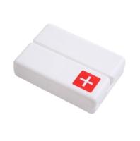 China Plastic Foldable Medicine Pill Organizer Box 10x7x2.5cm Travel Medical Box for sale