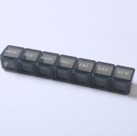 China PP Mini 7 Day Weekly Medicine Pill Case Box 10x7x2.5cm Travel Business Medical Container for sale