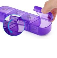 China Wholesale Custom 7 Day PP Plastic Pill Box Medicine Organizer 15.9x11.6x3.9cm for sale