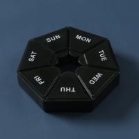 China 7 Day Pocket Medicine Box Mini Weekly Travel Plastic Pill Box 17.5x8.5x3cm for sale