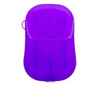 China Private Label Disposable Soap Tablets 50pcs per Box Portable Paper Soap Flakes for Travel for sale