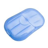 China Custom Logo Portable Disposable Soap Paper Flakes 50pcs per Box Hand Washing Cleaning Sheets for sale