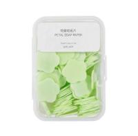 China Mini Portable Disposable Paper Soap Sheets 50pcs per Box Travel Hand Wash for sale