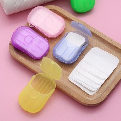 China Wholesale Disposable Paper Soap 50 Sheets per Box Mini Portable Hand Wash for Travel for sale