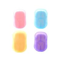 China Wholesale Disposable Paper Soap 50 Sheets per Box Mini Portable Hand Wash for Travel for sale