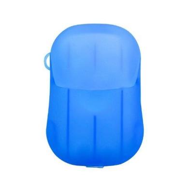 China Portable Travel Paper Soap Sheets 50 Sheets per Box Custom Color Hand Wash for sale