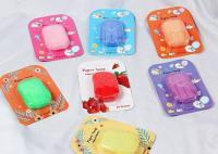 China Custom Disposable Mini Paper Soap for Travel 50pcs per Box Portable Hand Soap Sheets for sale