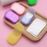 China Wholesale OEM Mini Disposable Hotel Travel Wash Hand Paper Soap Sheet 50pcs per Box for sale