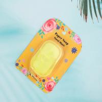 China Mini Disinfecting Soap Slice Disposable Hand Paper Soap Sheets Natural Portable Travel 50pc per Box for sale