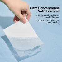China OEM Washing Detergent Sheet Multi-Function Biodegradable Portable Disposable Soap Laundry Detergent Sheets for Clothes for sale