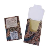 China Portable Natural Travel Roller Soap Sheets 50 Sheets Per Box Water Dissolved Hand Cleaning for sale