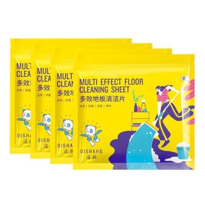 China Disposable Liquid-Free Floor Cleaning Sheet 100000pcs Biodegradable Dissolvable Eco Friendly for sale