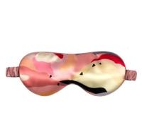 China Wholesale Color Printed Luxury Silk Eye Sleep Mask Soft Eyeshade for Travel 500pcs MOQ for sale