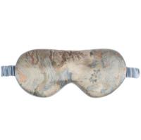 China Wholesale Color Printed Luxury Silk Eye Sleep Mask Soft Eyeshade for Travel 500pcs MOQ for sale