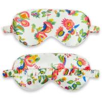 China Wholesale Custom Printing Sleeping Eyeshade Personalized Imitated Silk Sleeping Eye Mask for sale